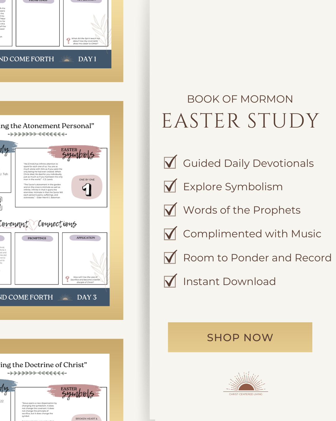 Book of Mormon Easter Study – Christ-Centered Living